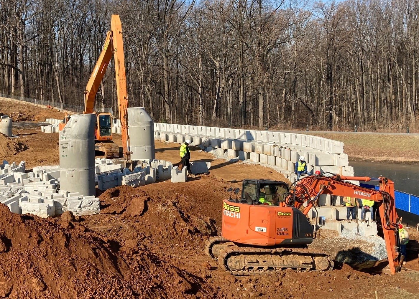 How Gravity Retaining Wall Extenders Make Utilities Easier to Install