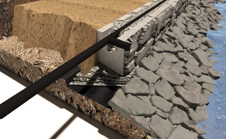 Gravity Retaining Wall Unit Installation – MagnumStone®