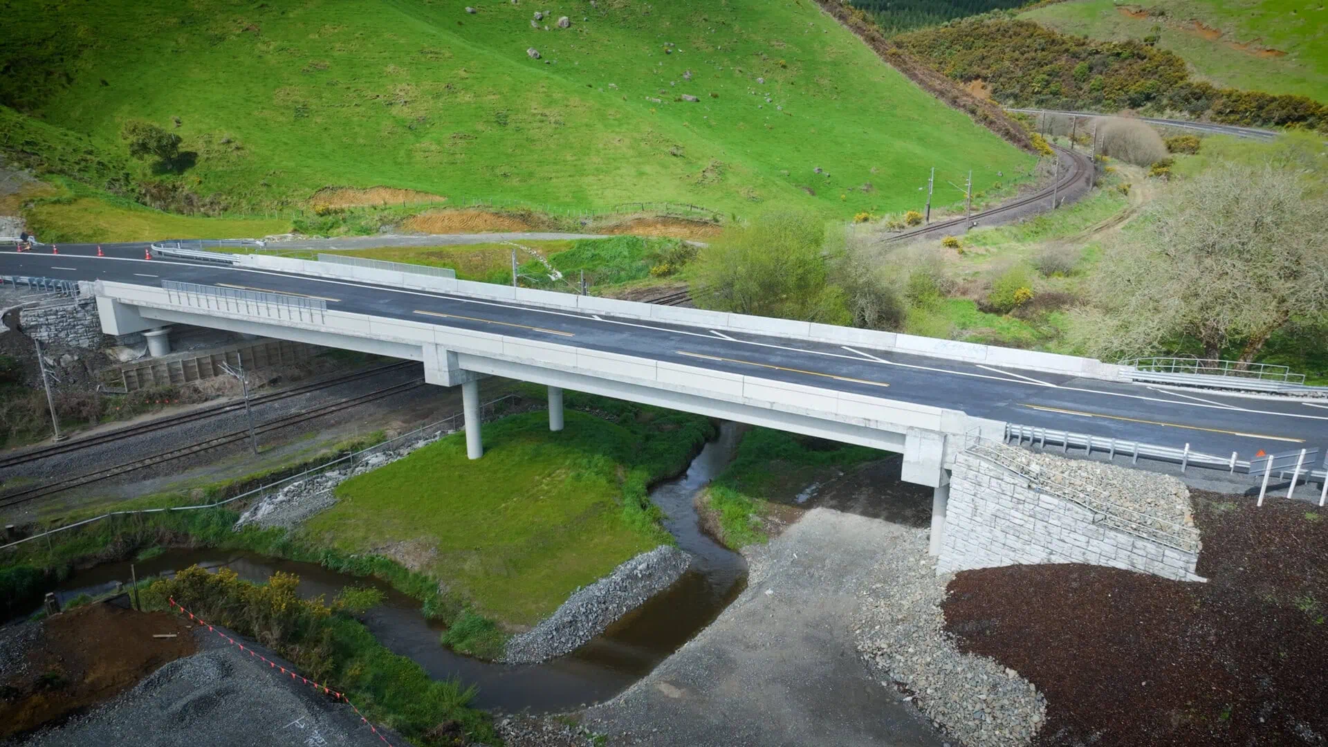 MagnumStone Bridge Abutments Upgrade Highway Overpass